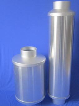 China 6 Inch Hydroponics Ventilation Duct Muffler for Quiet Airflow Control for sale