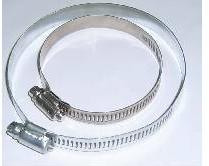 China Adjustable Ventilation Duct Hose Clamp 4 to 12 Inch Heavy Duty Stainless Steel for sale