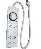 China 8 outlet power strip with digital timer clock in horticulture for sale