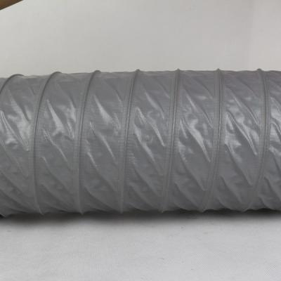 China 8 Inch 205mm Nylon Fabric Air Duct Hose High Temperature Resistance Flexible Ducting for sale