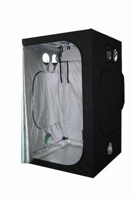 China Hydroponics Grow Room Tent 100x100x200cm Indoor Garden 600D Black Canvas for sale