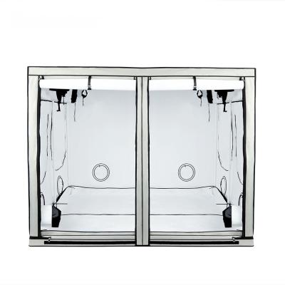 China 240x120x200cm PVC Free 600D Grow Tent for Dark Room with White PE Interior for sale