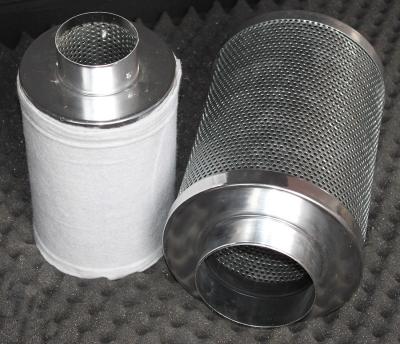 China 8 Inch Activated Carbon Air Filter for Greenhouse Odor Control Hydroponics Horticulture for sale