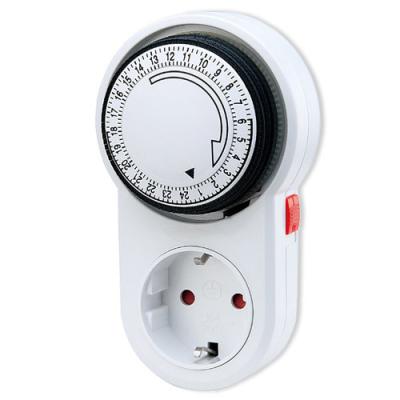 China 24 Hour Indoor Mini Mechanical Timer 16A 230V for Hydroponics Greenhouse for sale