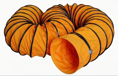 China 32 Inch PVC Air Blower Ducting Hose 10m Heat Fire Resistant Flexible Ventilation Pipe for sale