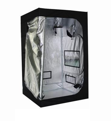 China Light Proof Mylar Grow Tent 600D Black Canvas Indoor Garden Box 4x4ft for sale