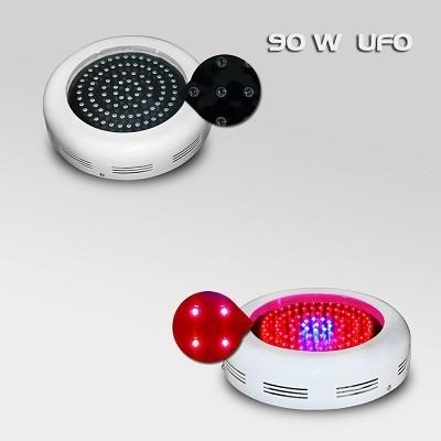 China Indoor 90W 2700lm UFO LED Plant Grow Light 90x1W for Flower Vegetable for sale