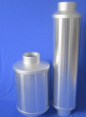 China High Temperature Resistant Inline Duct Fan 8” Air Duct Silencer For Hydroponic for sale