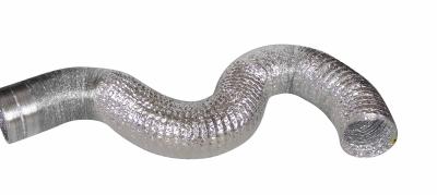 China 8 Inch Non-Insulated Flexible Air Ducting Aluminum Foil PVC Ventilation System for sale