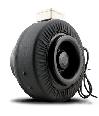 China Ceiling Mounted Hydroponics System Inline Duct Fan 4 Inch With External Rotor Motor for sale