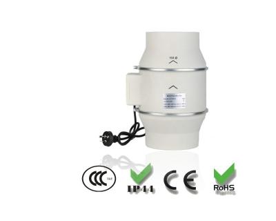 China 6 Inch Dual Speed Inline Duct Fan Low Noise Hydroponics Exhaust Fan 110V for sale