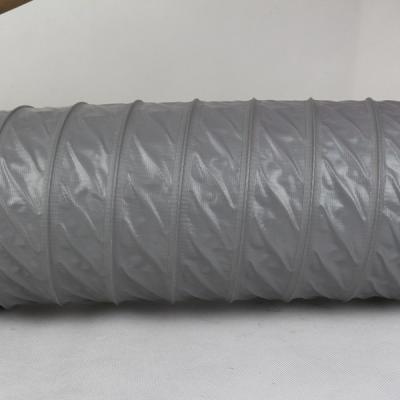 China 8 Inch 205mm Nylon Fabric Air Duct Hose High Temperature Resistance Flexible Ducting for sale