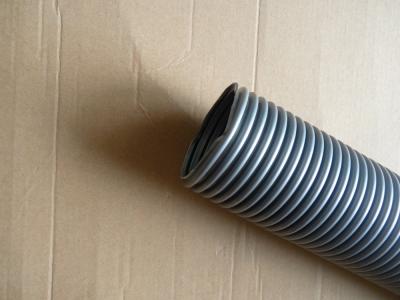China 125mm High Pressure PVC Flexible Air Duct Hose Black Grey 10m Length for sale