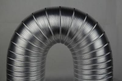 China OEM Transparent Semi-Rigid Aluminum Duct Hose 10m Easy Installation Flexible Ventilation Tube for sale
