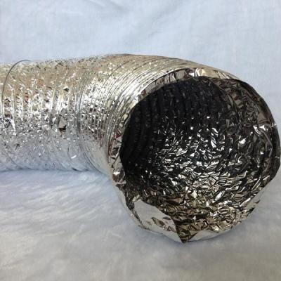 China 4 Inch 100mm VMPET Flexible Duct Air Ducting Hose Pipe 10m for Ventilation for sale