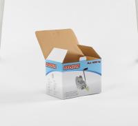 China Custom Printed Supermarket Cardboard Counter Display Boxes Shiny Coating CMYK/PMS Logo for sale