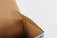 China Custom Printed Supermarket Cardboard Counter Display Boxes Shiny Coating CMYK/PMS Logo for sale
