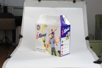 China Cosmetics Counter Display Cardboard Boxes Custom Logo Shiny Coating Cardboard Retail Packaging for sale