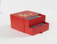 China Customer Logo  Paper Drawer Boxes  Rigid White Sliding Storage Drawer for sale