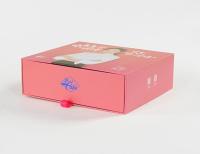 China Cupcake Packaging Paper Drawer Boxes Cardboard Dessert Boxes Matt Lamination for sale