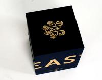 China Sturdy Magnetic Closure Gift Box Candle Jewellery Packaging Black Color for sale