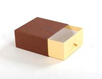 China Pure Color Paper Drawer Boxes Kraft Drawer Box  Shoes And Suit Packing for sale