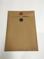 China 300gsm Offset Kraft Paper String Closure Envelopes for sale