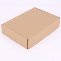 China 350g Kraft Corrugated Paper Boxes Transparent Gift Box for sale