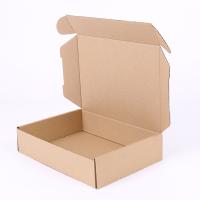 China 350g Kraft Corrugated Paper Boxes Transparent Gift Box for sale