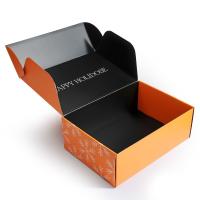 China OEM Floral Printed Tuck End Corrugated Paper Box Cardboard Packaging Mailer Shipping Box for sale