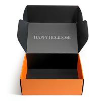 China OEM Floral Printed Tuck End Corrugated Paper Box Cardboard Packaging Mailer Shipping Box for sale