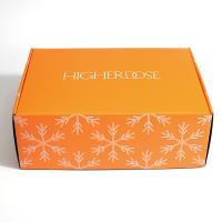 China OEM Floral Printed Tuck End Corrugated Paper Box Cardboard Packaging Mailer Shipping Box for sale