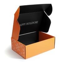 China OEM Floral Printed Tuck End Corrugated Paper Box Cardboard Packaging Mailer Shipping Box for sale