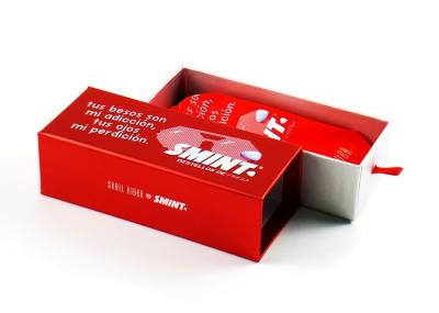 China Recycled Rectangle Paper Drawer Boxes Sunglass Paperboard Packaging 2mm for sale