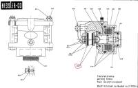 China 923976.5359 Handbrake Pad Kalmar Reach Stacker Parts for sale