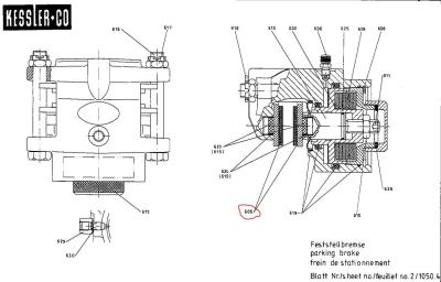 China 923976.5359 Handbrake Pad Kalmar Reach Stacker Parts for sale