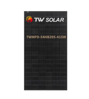 China TW Solar Module 395W 400W 405W 410W 415W Half Cell HPBC Photovoltaic Panel for sale