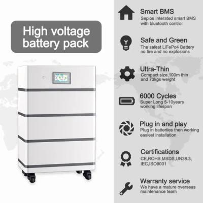 China Lithium LiFePO4 Stackable Battery 48V 51.2V 600Ah 30kWh Solar Energy Storage for Home for sale