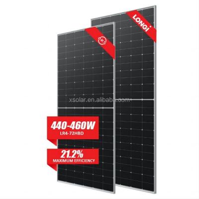 China LONGi HiMO 4 LR4-72HBD Dual Glass Solar Panel 450W 460W Mono PV Module for sale