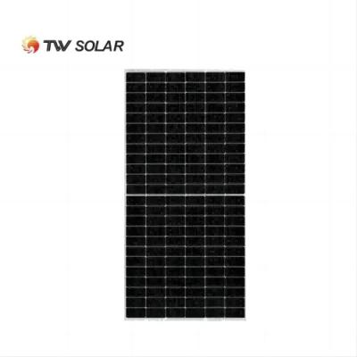 China TW Solar Module TWMPF-66HD650-670W 650W 670W P-Type Half-Cell Bifacial Solar Panel 2384x1303x35mm for sale