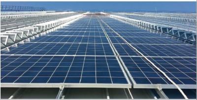 China Ballasted Aluminium Solar Mounting System KF-HK-BA01 for Flat Roofs with Pre-Assembled Rails and Concrete Ballast Blocks for sale