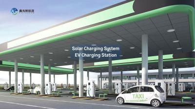 China Flexible Solar EV Charging System with Level 2 AC and DC Fast Chargers for Sustainable Transportation Infrastructure for sale