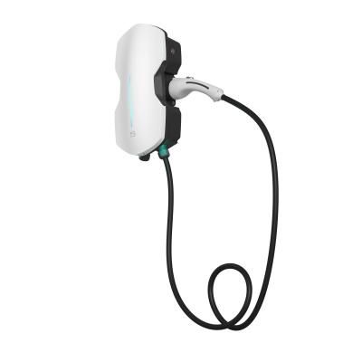 China J4 7kW 11kW 22kW AC EV Charging Station with OCPP 1.6/2.0 and 16ft Cable for Electric Vehicles for sale