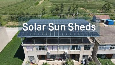 China Residential Solar Power Sun Sheds - 3-8 kW Rooftop Systems with EV Charging & Weather Protection for sale