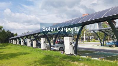 China Commercial Rooftop Solar Carport System with EV Charging Integration and Weather Protection for sale