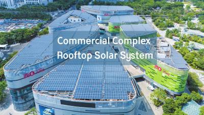China Commercial Rooftop Solar System for Shopping Malls & Office Buildings - 50kW to 500kW Capacity Options for sale