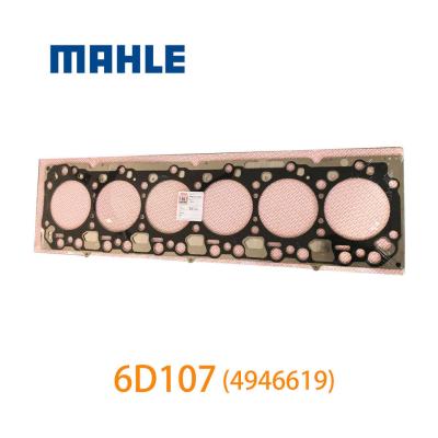 China 4946619 Diesel Engine Cylinder Head Gasket Fit Genuine MAHLE 6D107 ISDE6D for sale