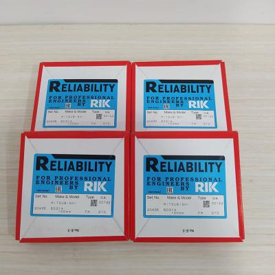 China Japan RIK 6D31 4D31 Piston Ring For Mitsubishi Excavator Rebuilt Kit for sale