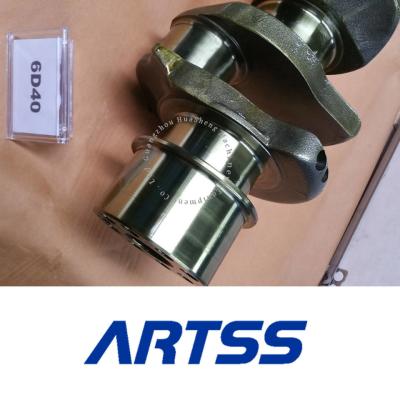 China ME120533 6D40 Diesel Engine Crankshaft For Truck Spare Parts for sale