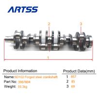 China 6BT5.9 6D102 6BT Forged Steel Crankshaft For Cummins 3907804 3929037 for sale